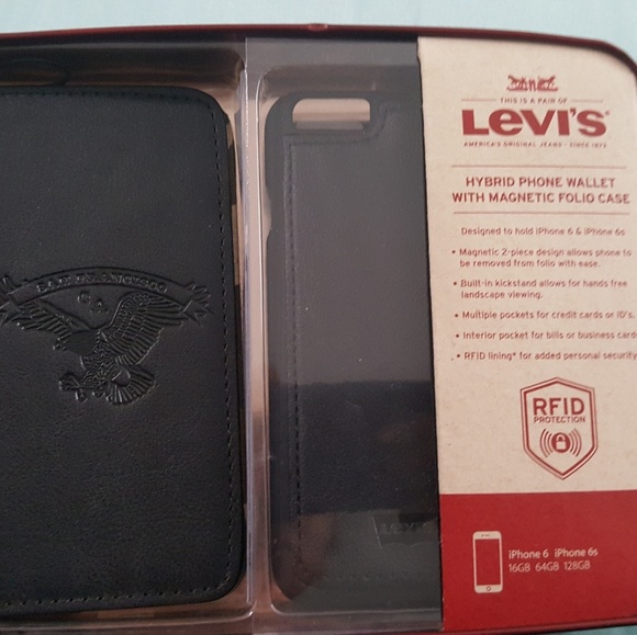 Levi's | Accessories | Levis Hybrid Phone Wallet With Magnetic Folio ...